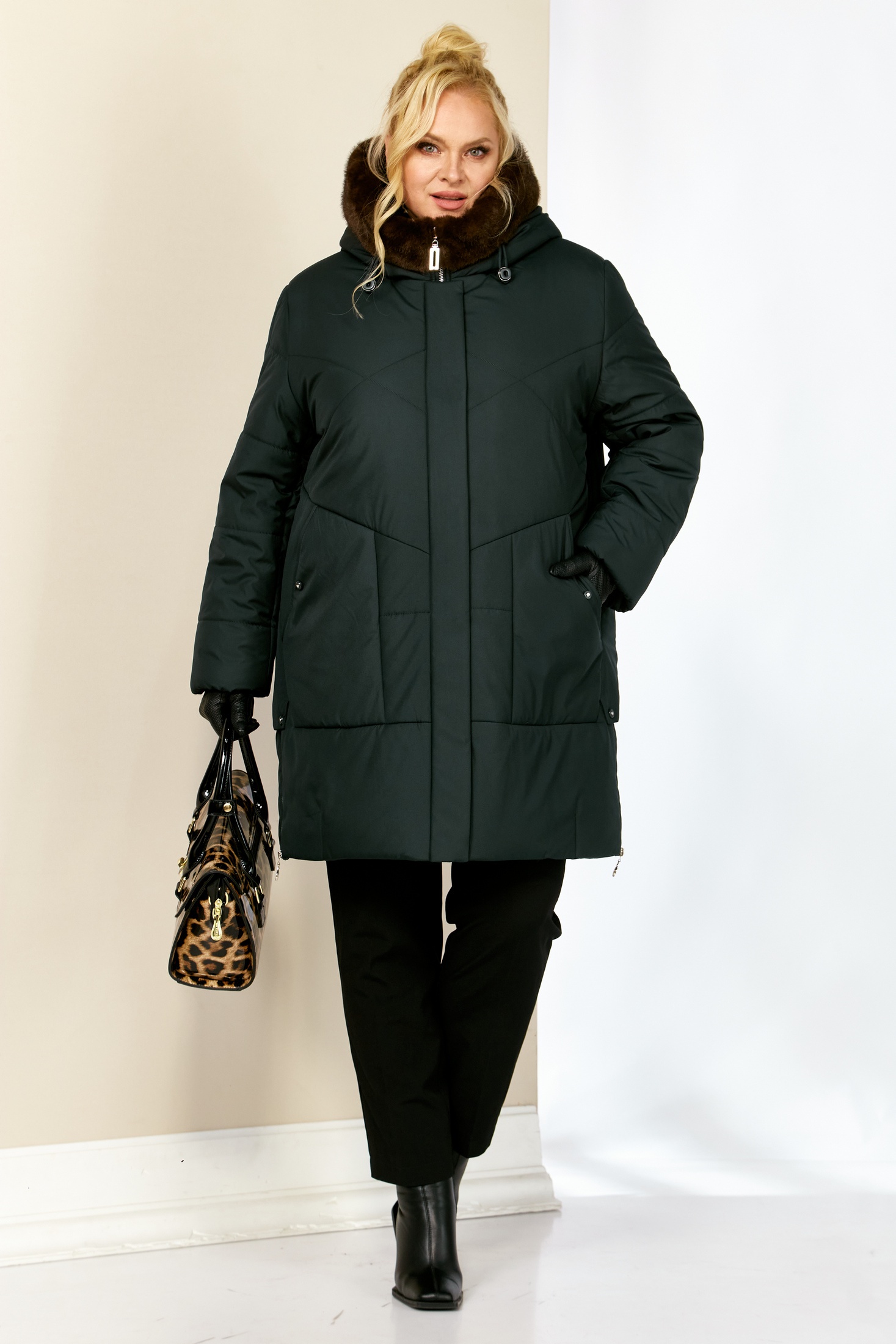 Куртка 2208 изумруд Shetti купить - 5% скидка | в наличии